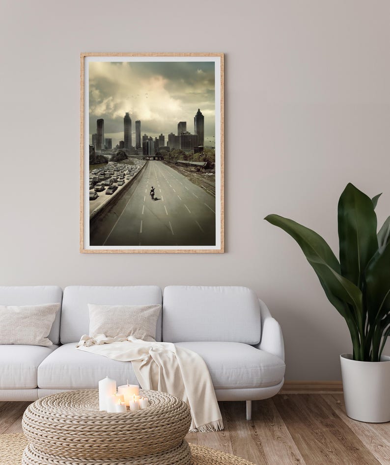 The Walking Dead Poster, Fanart Rick Grimes, Twd Wall Decor, Birthday ...