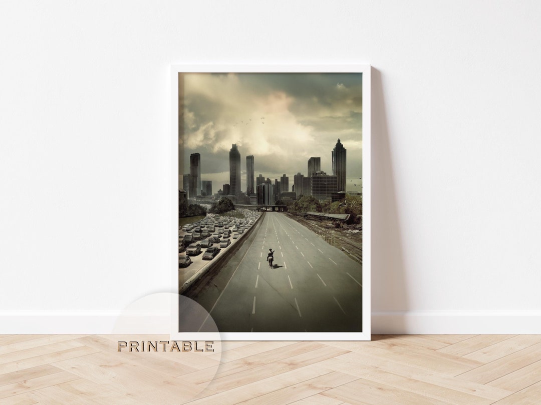 The Walking Dead Poster, Fanart Rick Grimes, Twd Wall Decor, Birthday ...