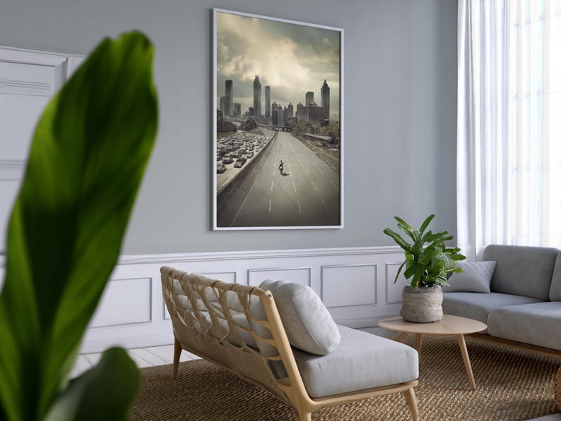 The Walking Dead Poster, Fanart Rick Grimes, Twd Wall Decor, Birthday ...