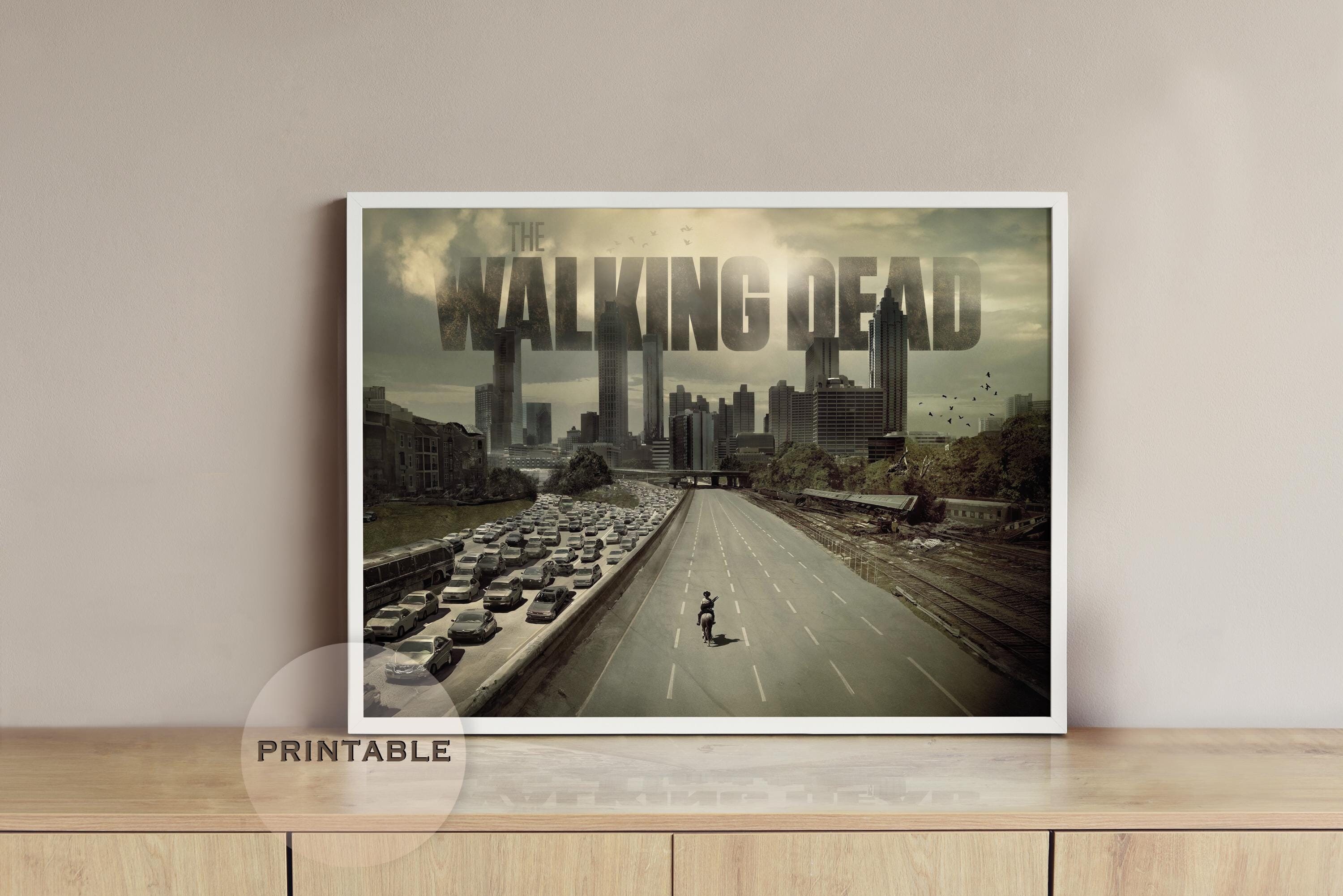 The Walking Dead Poster, Fanart Rick Grimes, Twd Wall Decor, Birthday ...