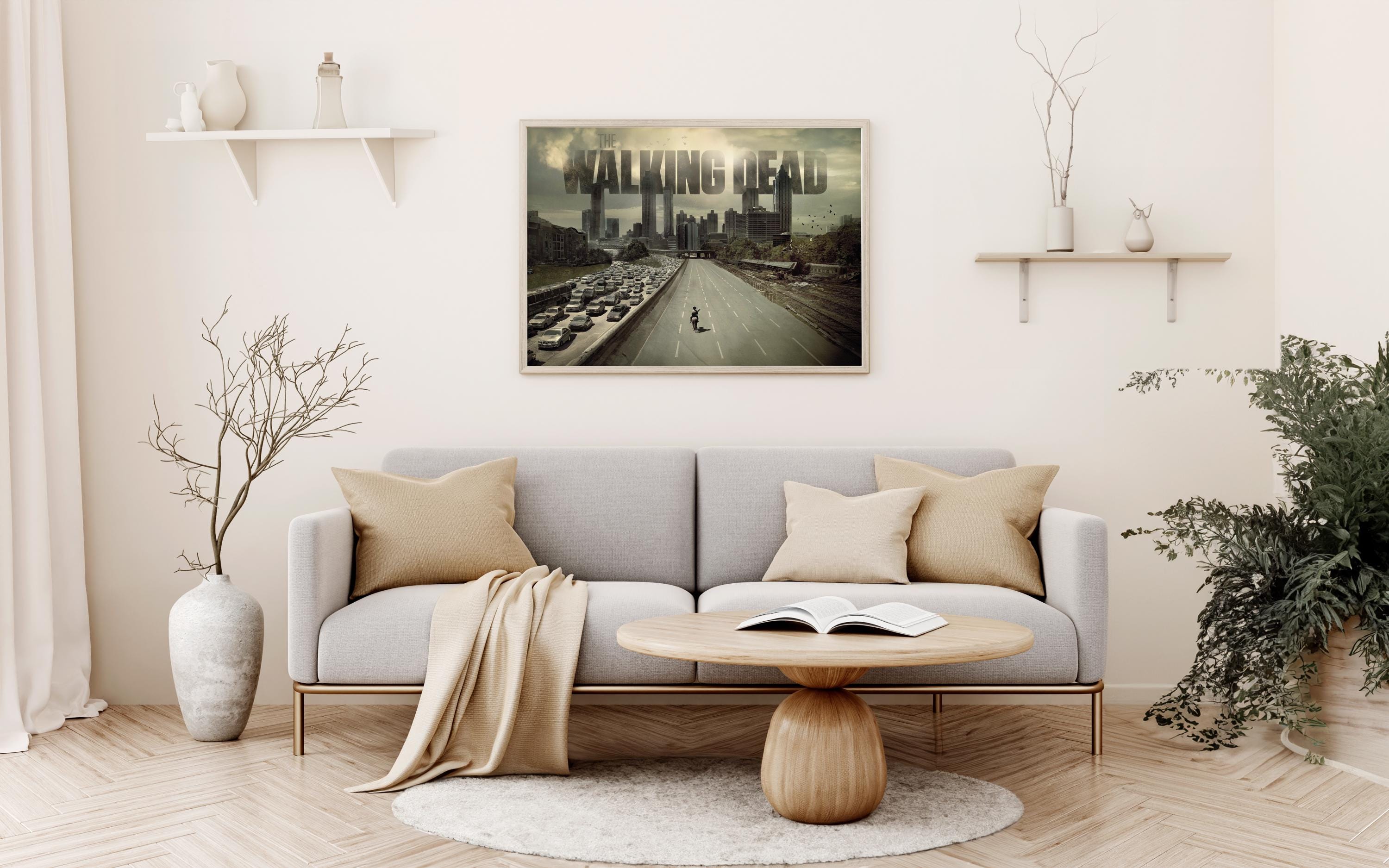 The Walking Dead Poster, Fanart Rick Grimes, Twd Wall Decor, Birthday ...