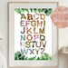Animal Alphabet Nursery Art: Safari ABC Educational Poster (digital ...