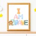Watercolor Animal Affirmation Posters: Set of 3 Nursery Prints (digital ...