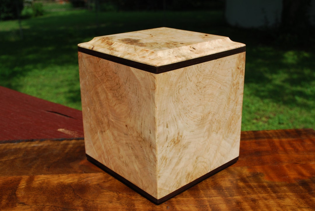 Adult up to 175 Pounds Urn-bottom Loading-figured Maple Burl With Bark ...