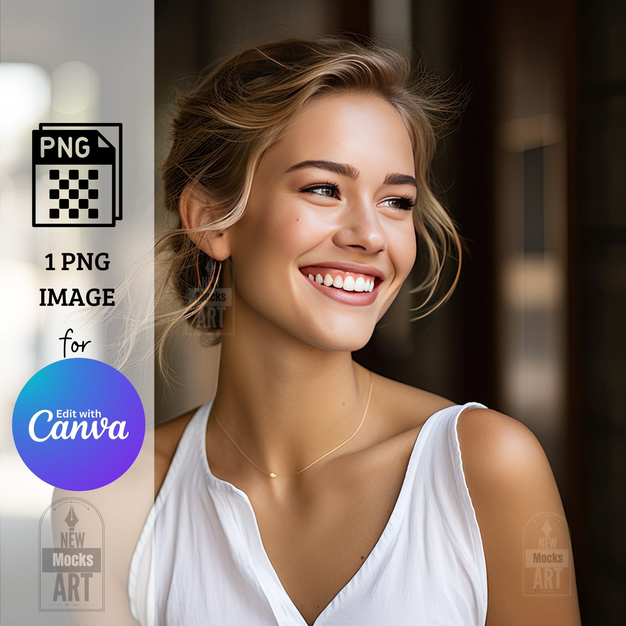 Earring Mockup Model Jewelry Mockup Female Models Earring Mockups ...