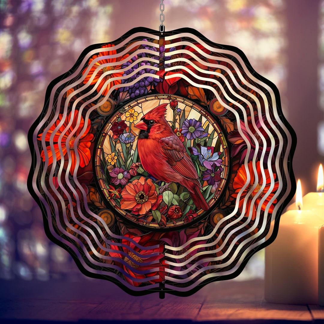 Red Bird Cardinal Wind Spinner PNG 10 Inches St Louis Cardinal Bird PNG ...