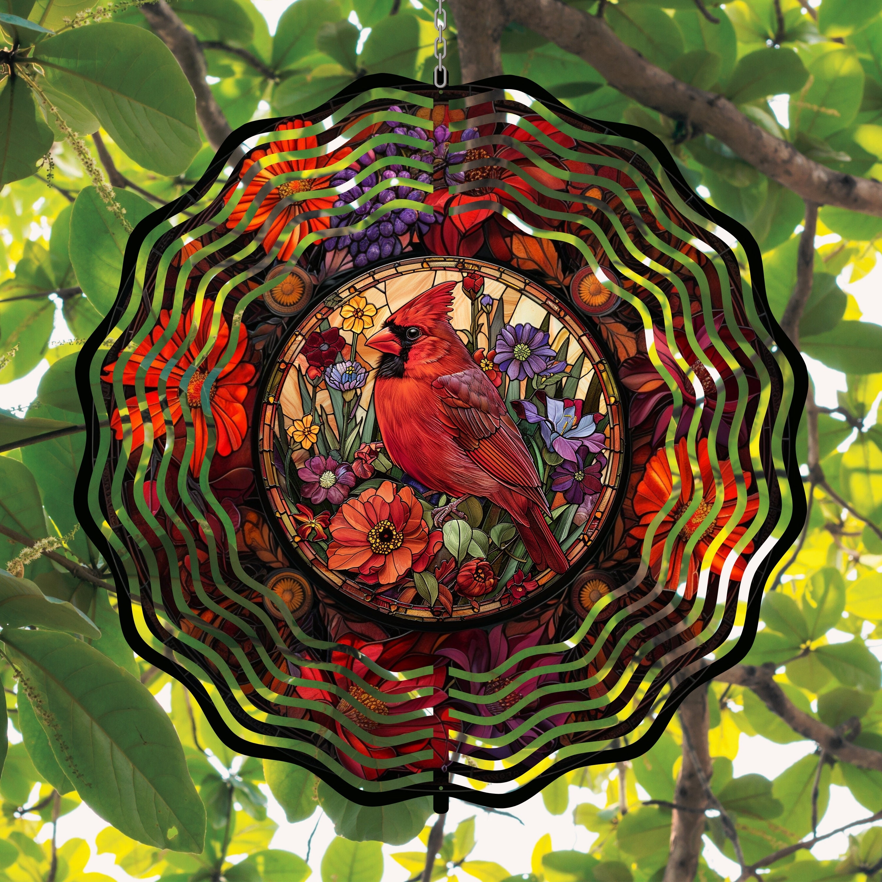 Red Bird Cardinal Wind Spinner PNG 10 Inches St Louis Cardinal Bird PNG ...