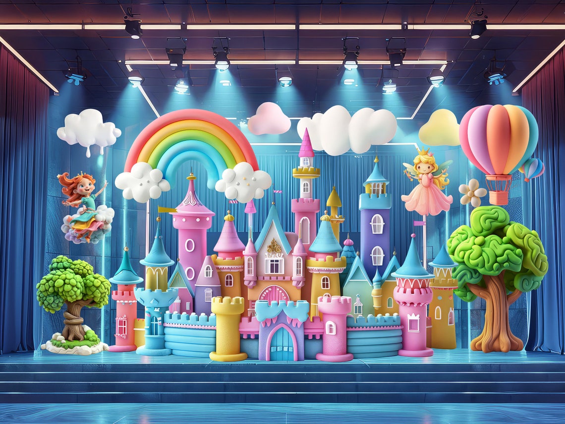 Printable Castle Cutout, Castle Cutout, Princess Castle Cutout Decor ...