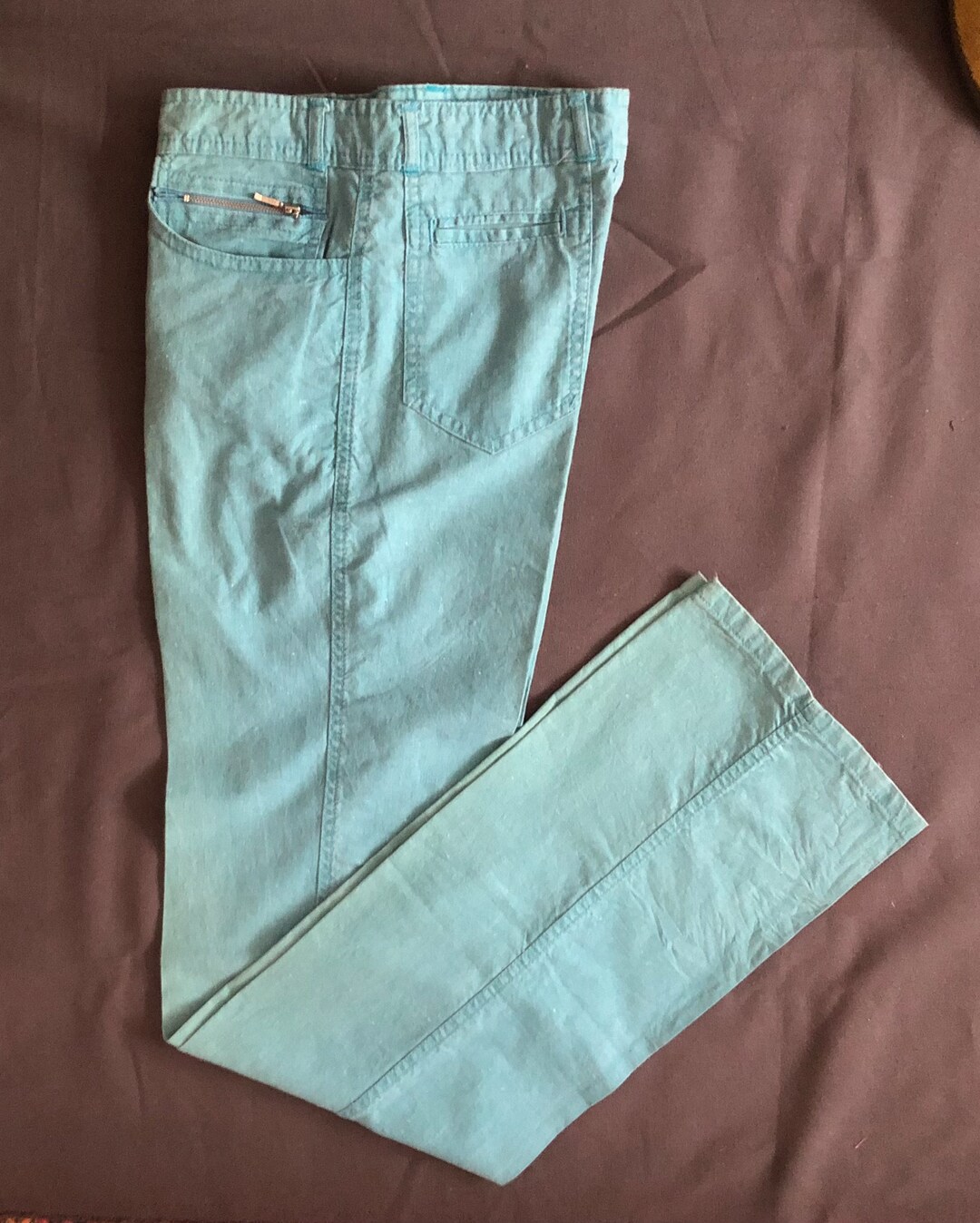 Vintage 1970's Pj's Jeans Sydney Men's Size 30 Blue Canvas Jeans - Etsy