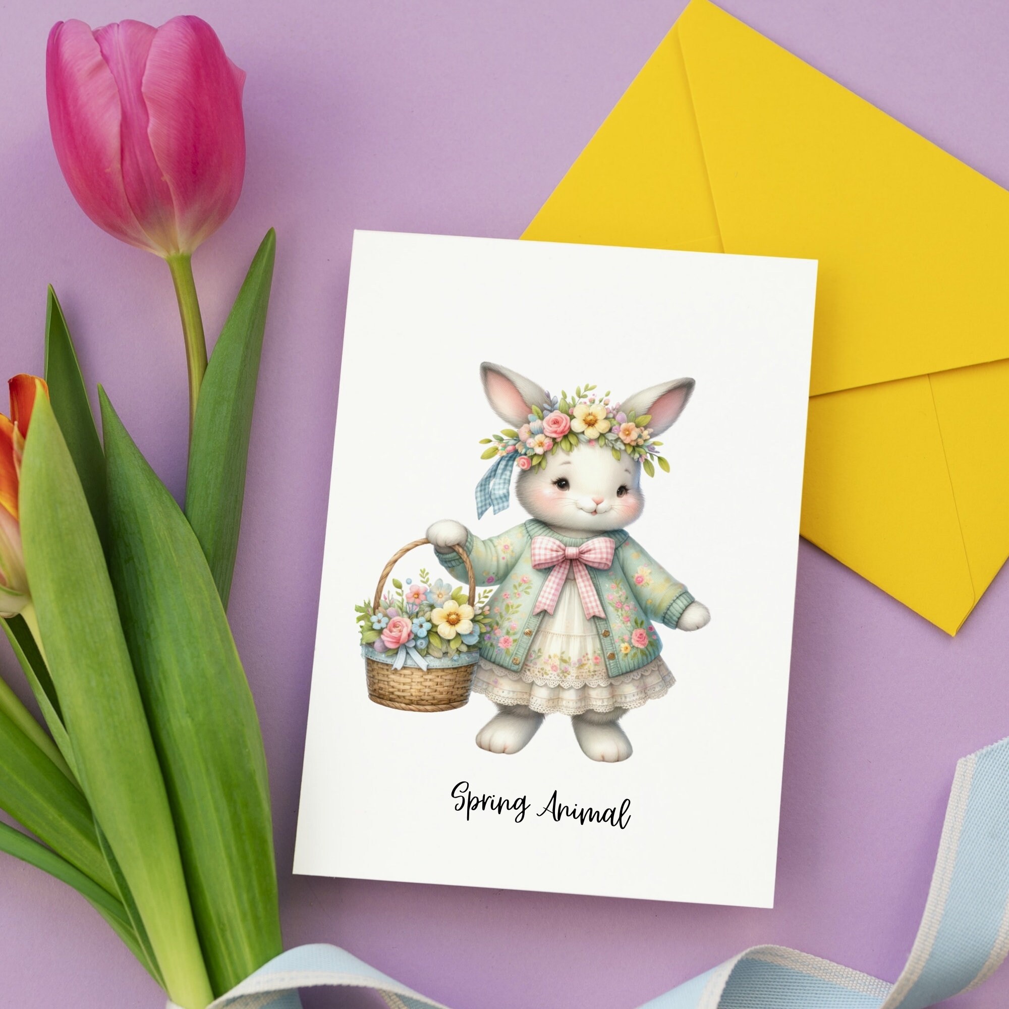 Watercolor Spring Animals Clipart, Spring Clipart PNG, Adorable ...