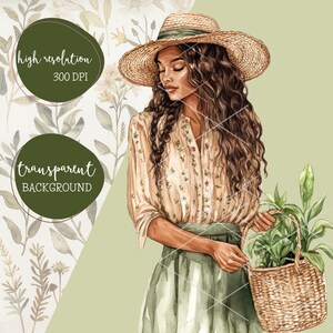 Watercolor Plant Lover Clipart, Potted Plants, Greenery Plants, House ...