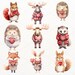 Valentine's Day Animals, Valentine's Day Clipart, Romantic Clipart ...