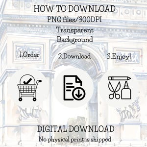 Watercolor Spring in Paris Clipart: Parisian Lifestyle PNG (digital ...