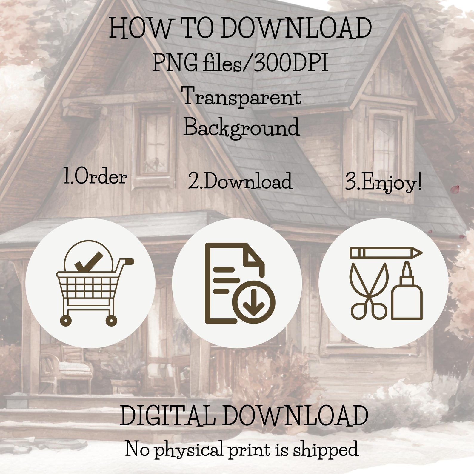 Cozy Winter Hygge Clipart, Cozy Cottage, Digital Stickers for Planners ...