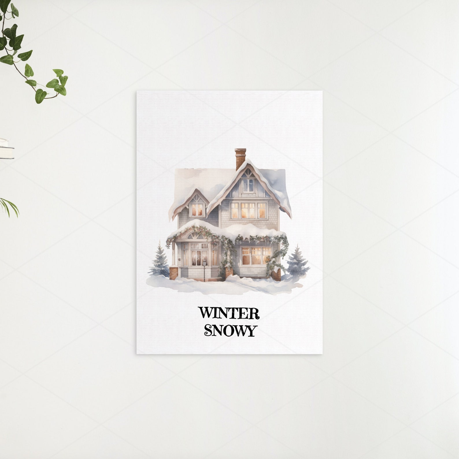 Watercolor Winter Clipart, Cozy Winter, Winter Wonderland, Scrapbooking ...
