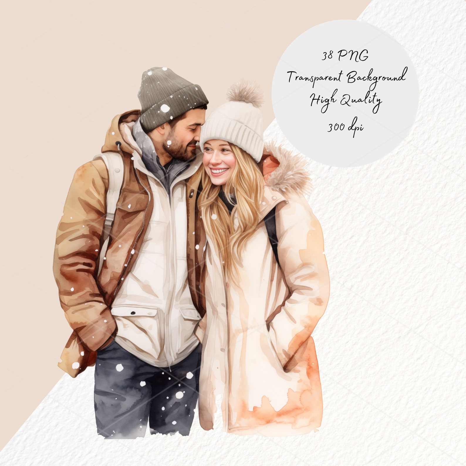 Watercolor Winter Clipart, Cozy Winter, Winter Wonderland, Scrapbooking ...