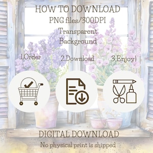 Watercolor Spring Clipart, Romantic, Springtime, Cottagecore, Spring ...