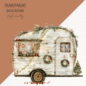 Watercolor Boho Christmas Clipart, Winter Graphic, Neutral Christmas ...