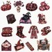 Watercolor Halloween Movie Night Clipart: Spooky PNG Stickers ...