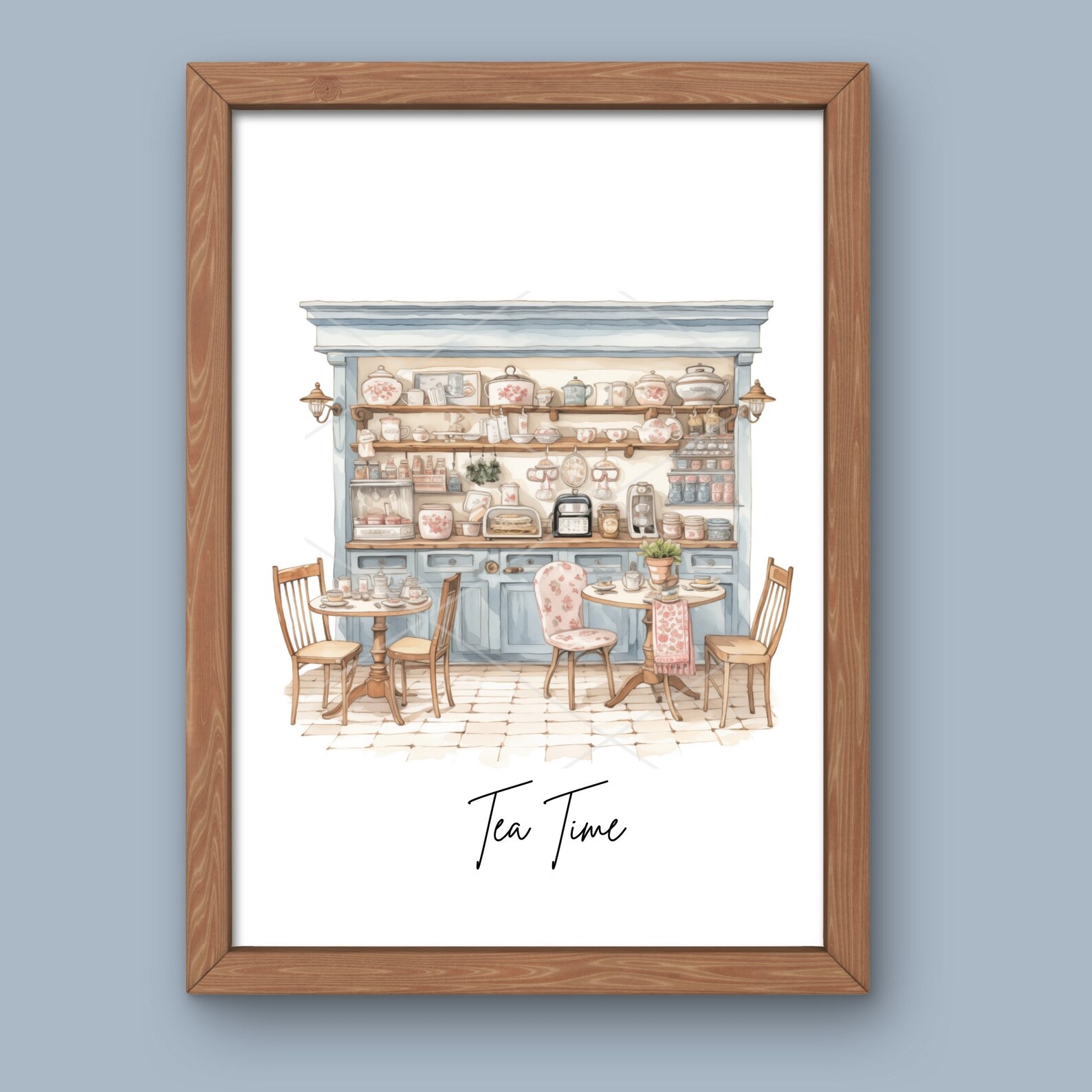 Tea Time Watercolor Clipart, Tea Time Clipart, Tea Lovers, Scrapbooking, Junk Journal, Tea Time ...