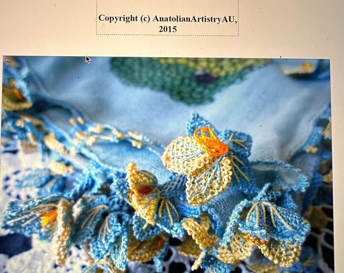 Beginner’s Guide to Turkish Needle Lace (oya) – PDF Digital Tutorial Download, 60 Pages With ...