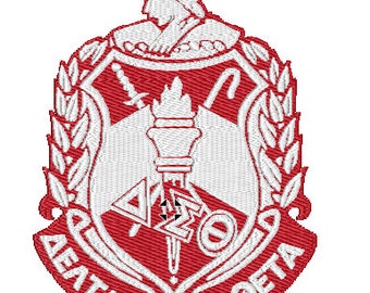 Delta Sigma Theta Embroidery File - Etsy