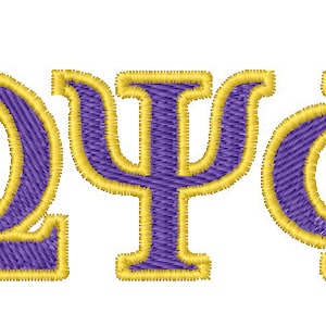Omega Psi Phi Digitized Embroidery File - Etsy