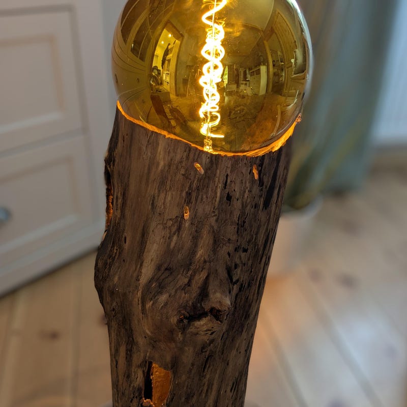 Wunderschãne Baumstamm Lampe Hãngend Fotos