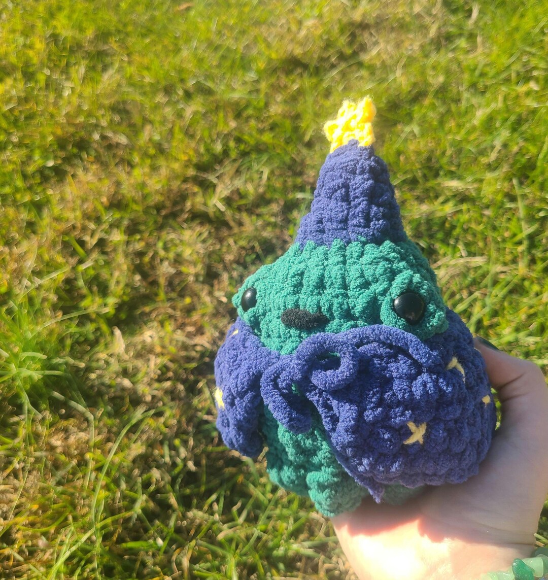 Crochet Wizard Frog - Etsy