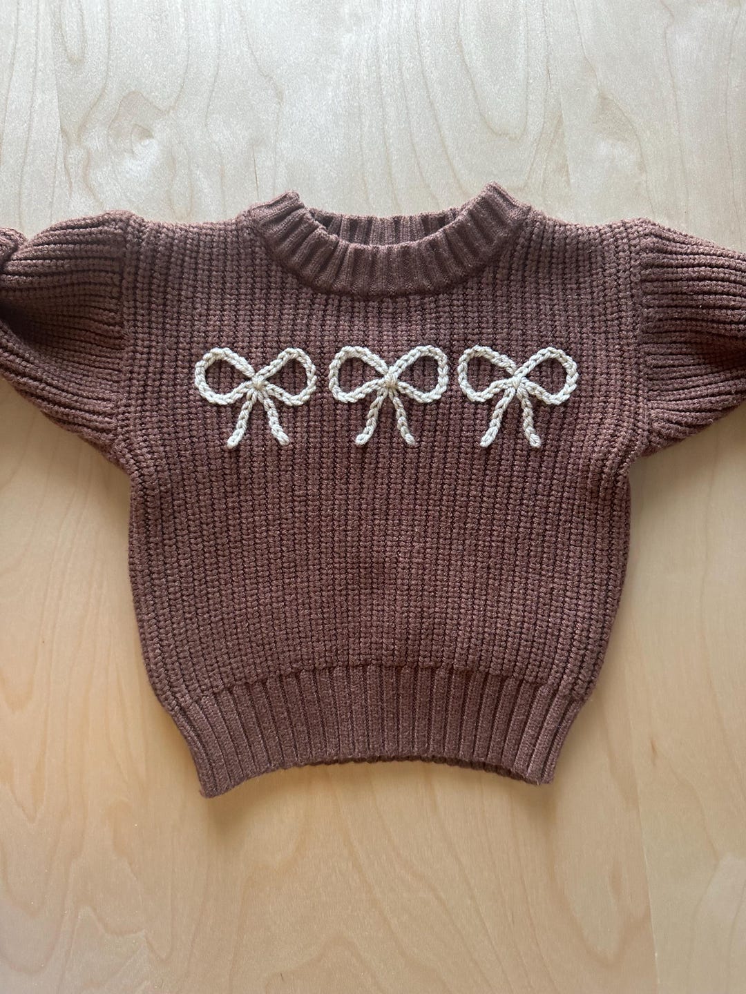 Custom Baby Sweater, Hand Embroidered Baby Sweater, Personalized Baby ...