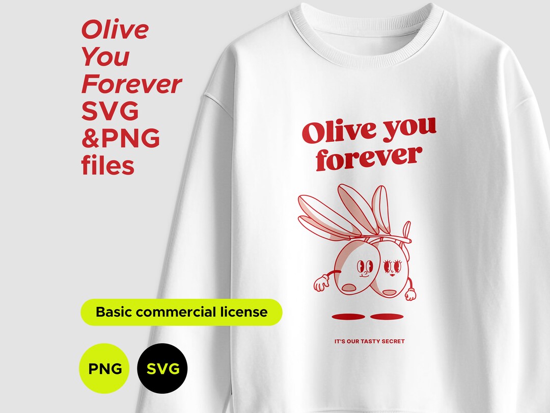 Quotes About Life Olive You Forever SVG and PNG File Brainy Quote Crazy ...