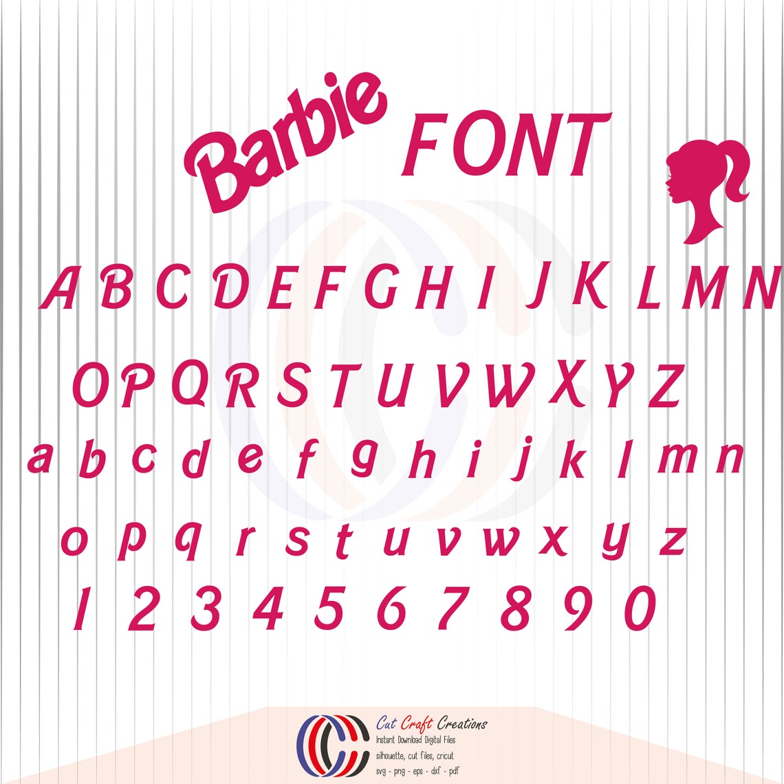 Dolly Font Svg, Pink Font Svg,font, Letters, Dolly Font, Alphabet ...