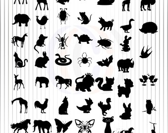 ANIMALS BUNDLE SVG , Animals Cricut , Animals Clipart , Animal ...