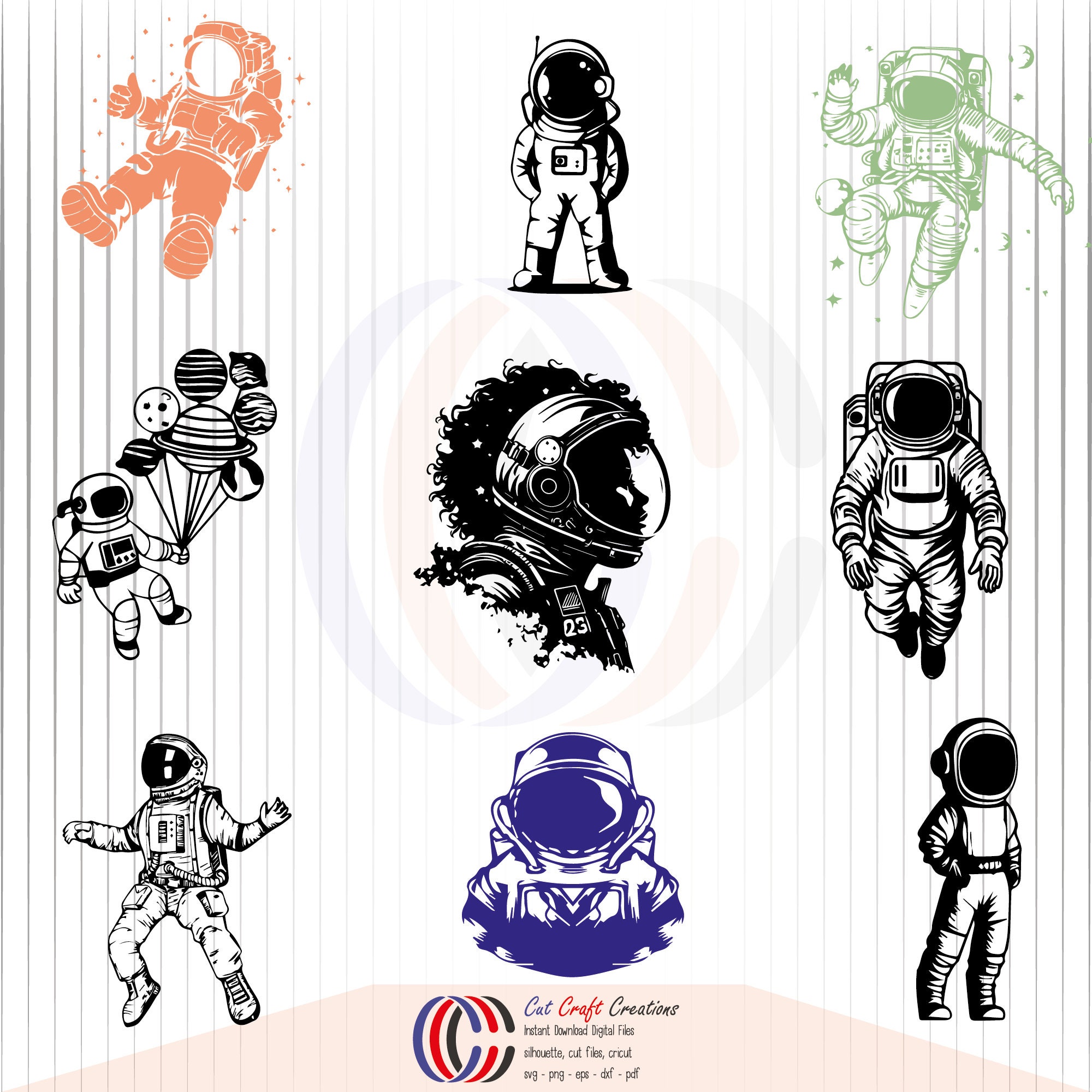 Astronaut SVG, Astronaut Svg Cut File, Space SVG, Moon Svg, Astronaut ...