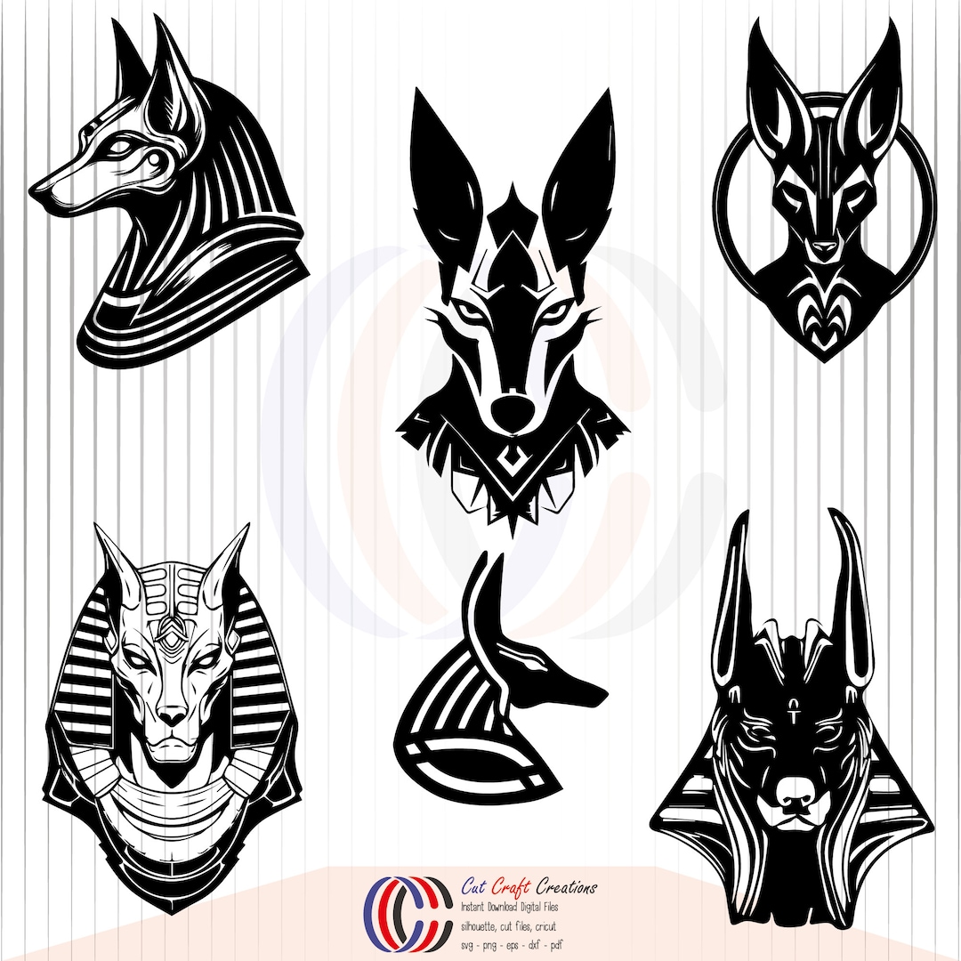 Anubis Svg, Anubis Head Svg, Ancient God Anubis Svg, Ancient Egypt Svg ...