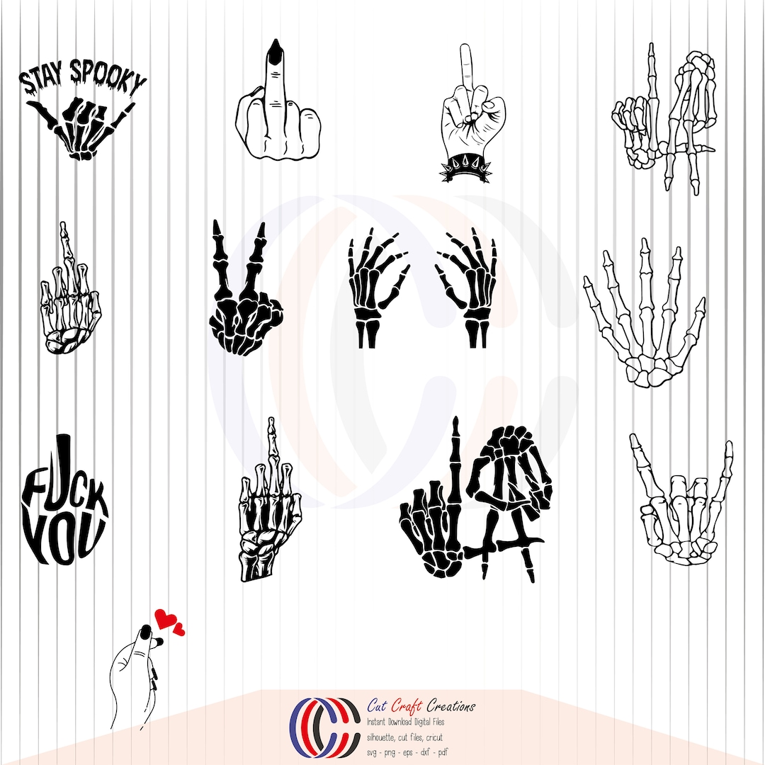 LA Fingers Svg, Los Angeles Hand Sign, LA Hand Gesture Svg, La Skeleton ...