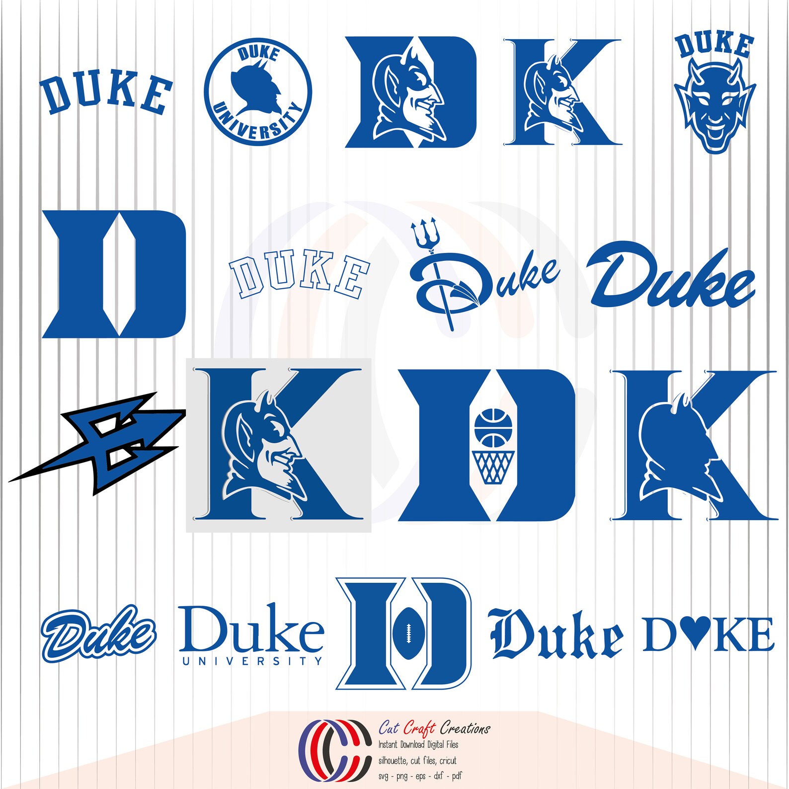 Duke Svg Bundle, Blue Devils, Devils Svg,duke Devils Svg,university ...