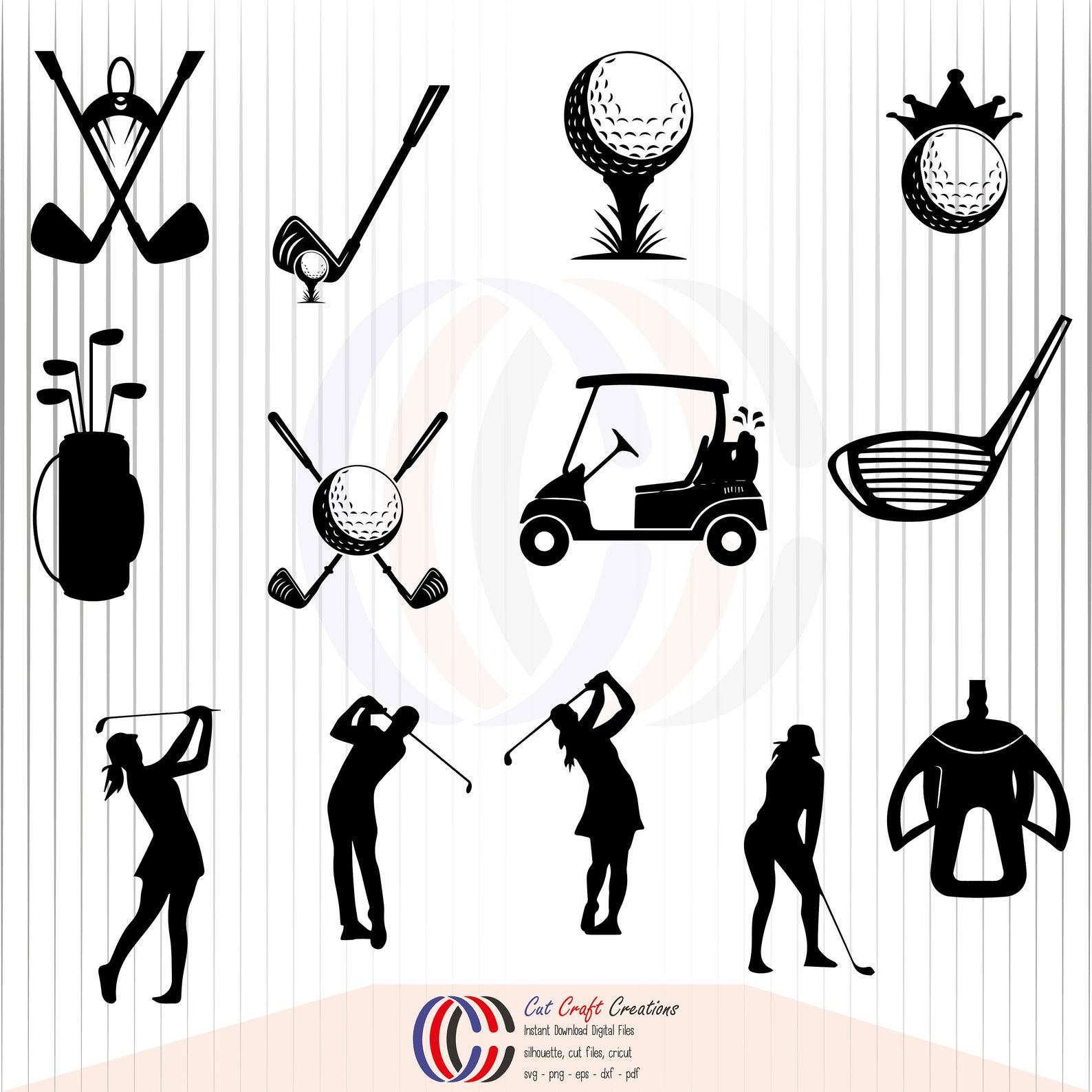 Golf Svg Bundle,golf Monogram Svg,split Monogram Svg,golf Car Svg,golf ...