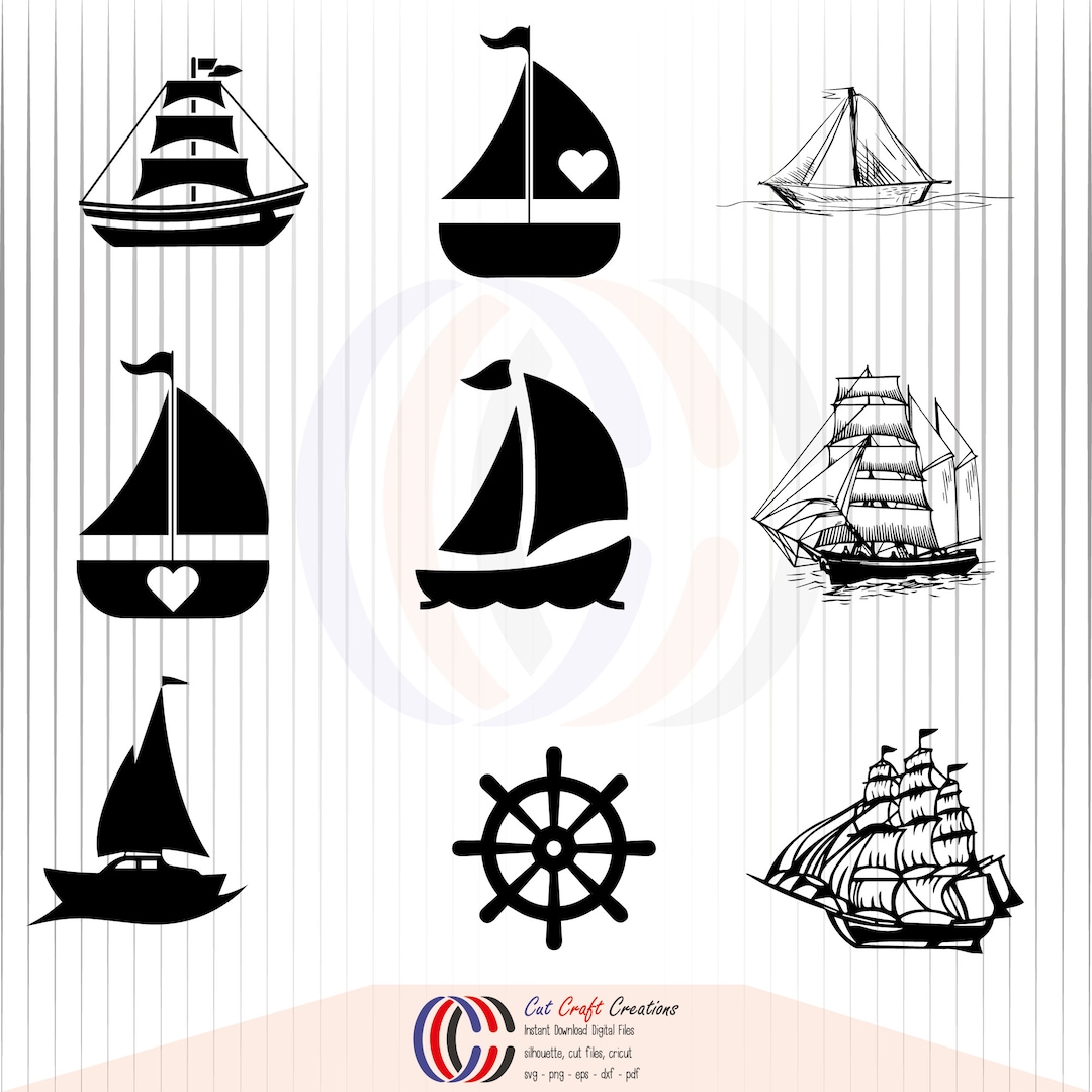 Sailing Boat SVG, Sailboat Svg, Sailing SVG, Sail Boat Cricut, Sailboat ...