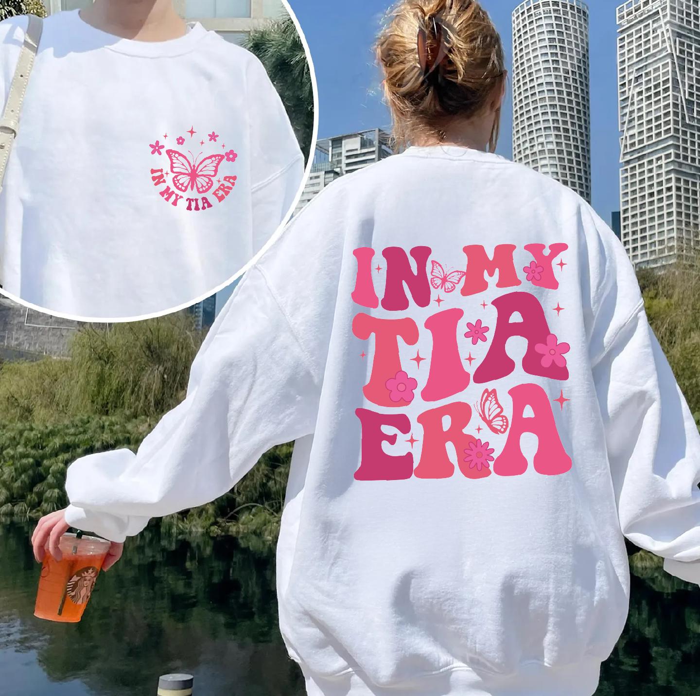In My Tia Era Sweatshirt, Auntie Sweatshirt, Aunt Sweatshirt, Tia ...