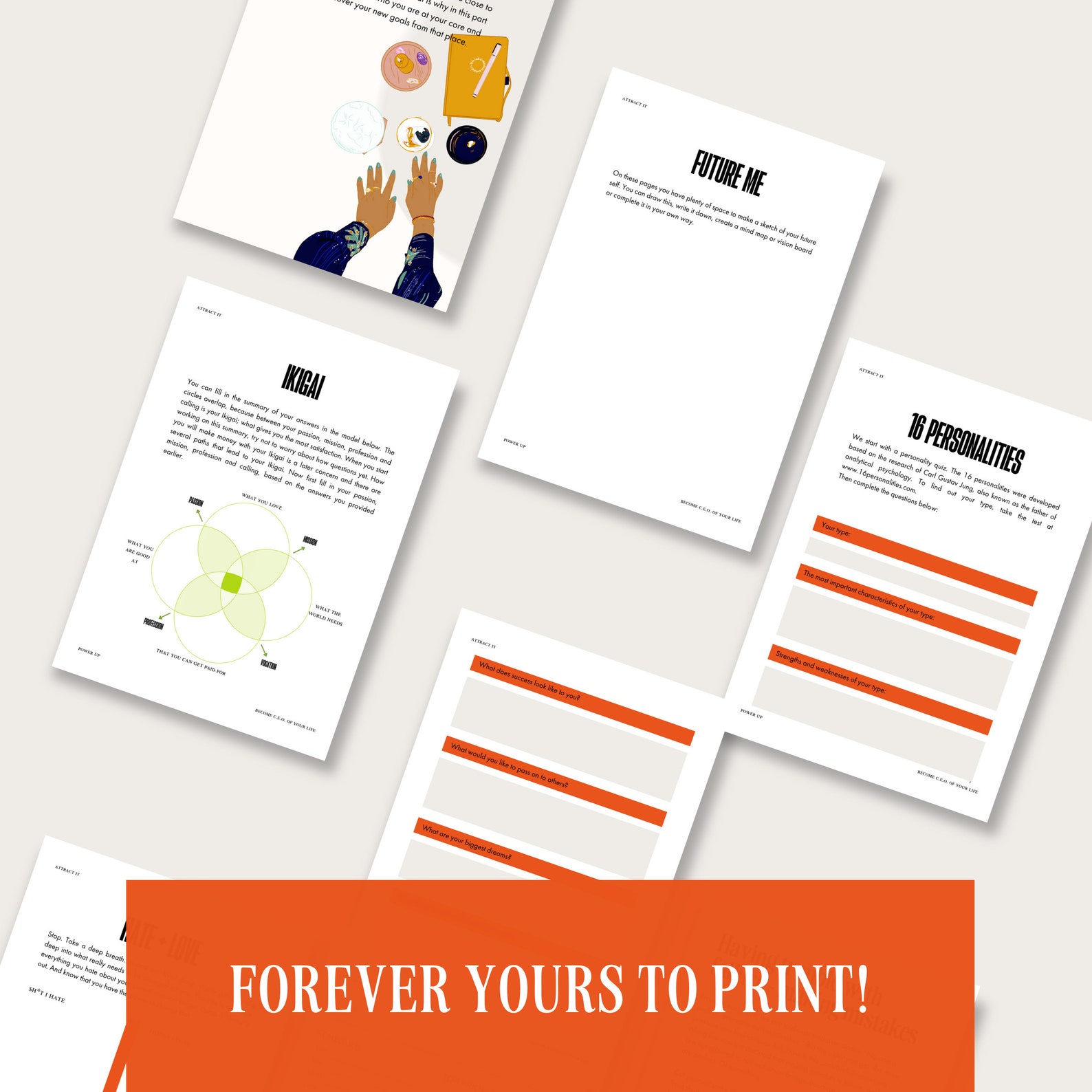 Growth Mindset Worksheets | Coaching Workbook Template | Done for You ...