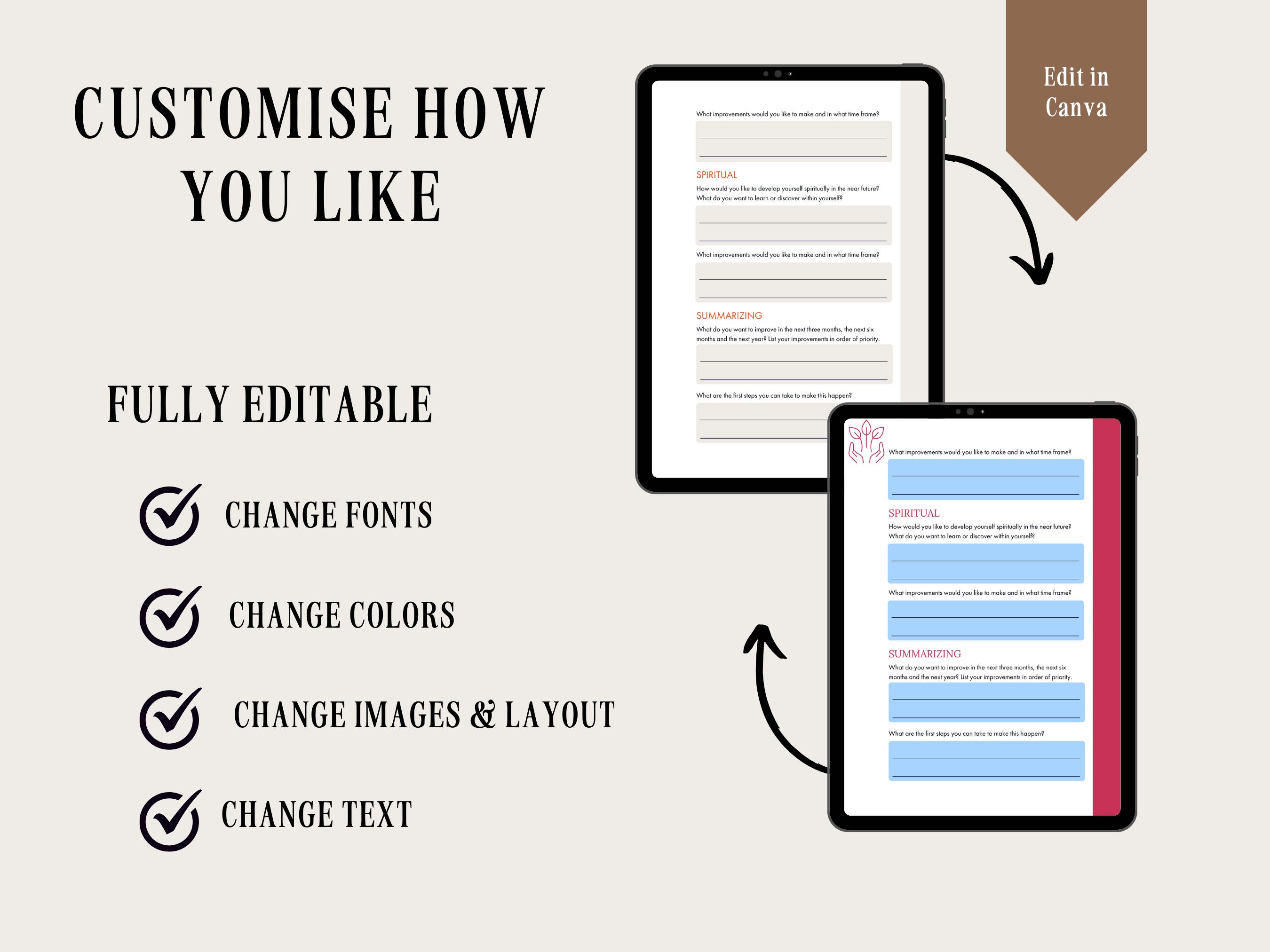 Coaching Worksheet Template | Life Coach Workbook | GOAL Setting ...