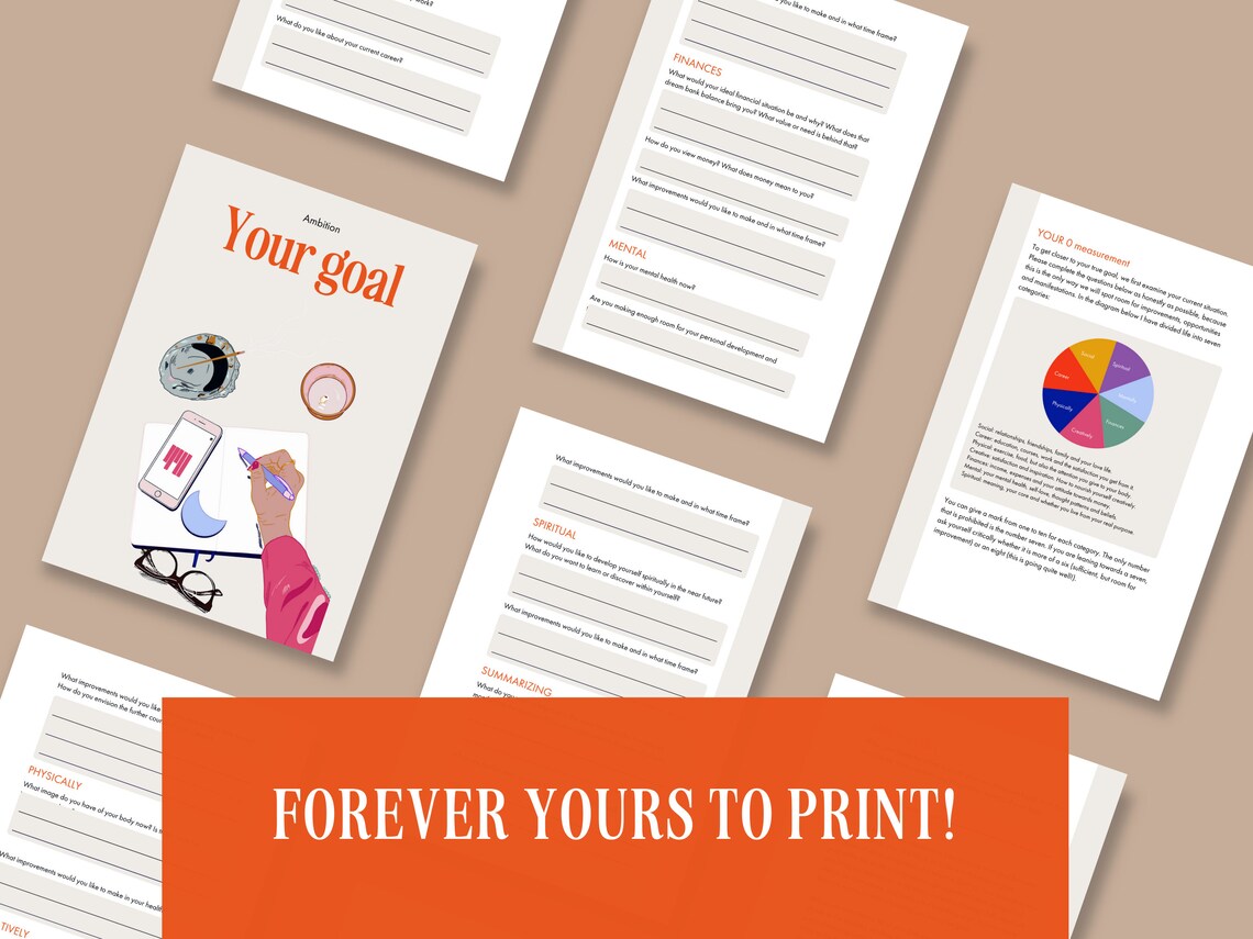 Coaching Worksheet Template | Life Coach Workbook | GOAL Setting ...