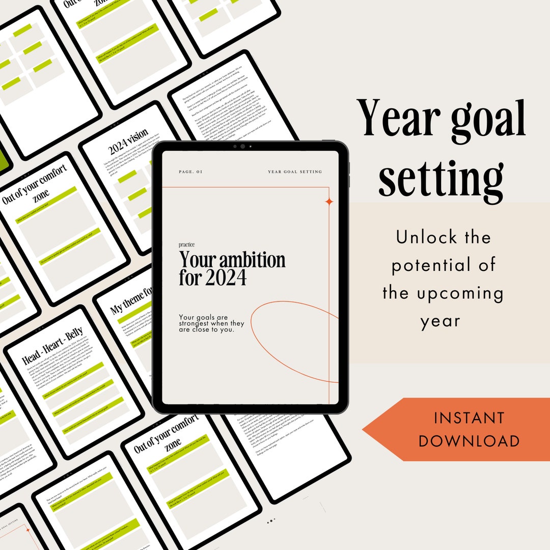 Goal Planner Canva Template Workbook | Printable | Life Coaching | GOAL ...