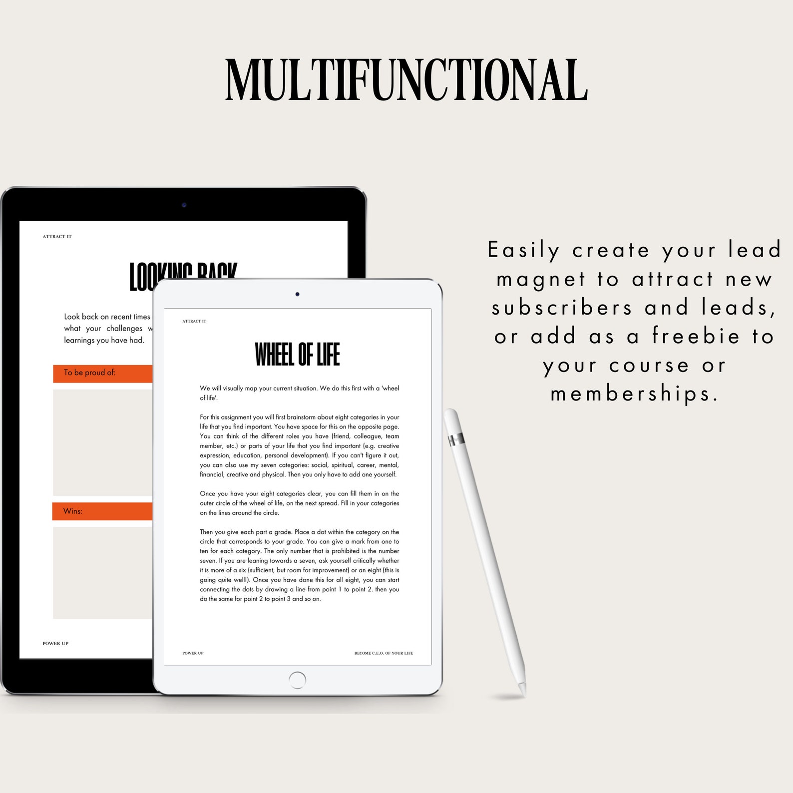 Goal Reflection Workbook | Goal Setting Journal | Editable Canva ...