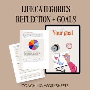 Coaching Worksheet Template | Life Coach Workbook | GOAL Setting ...