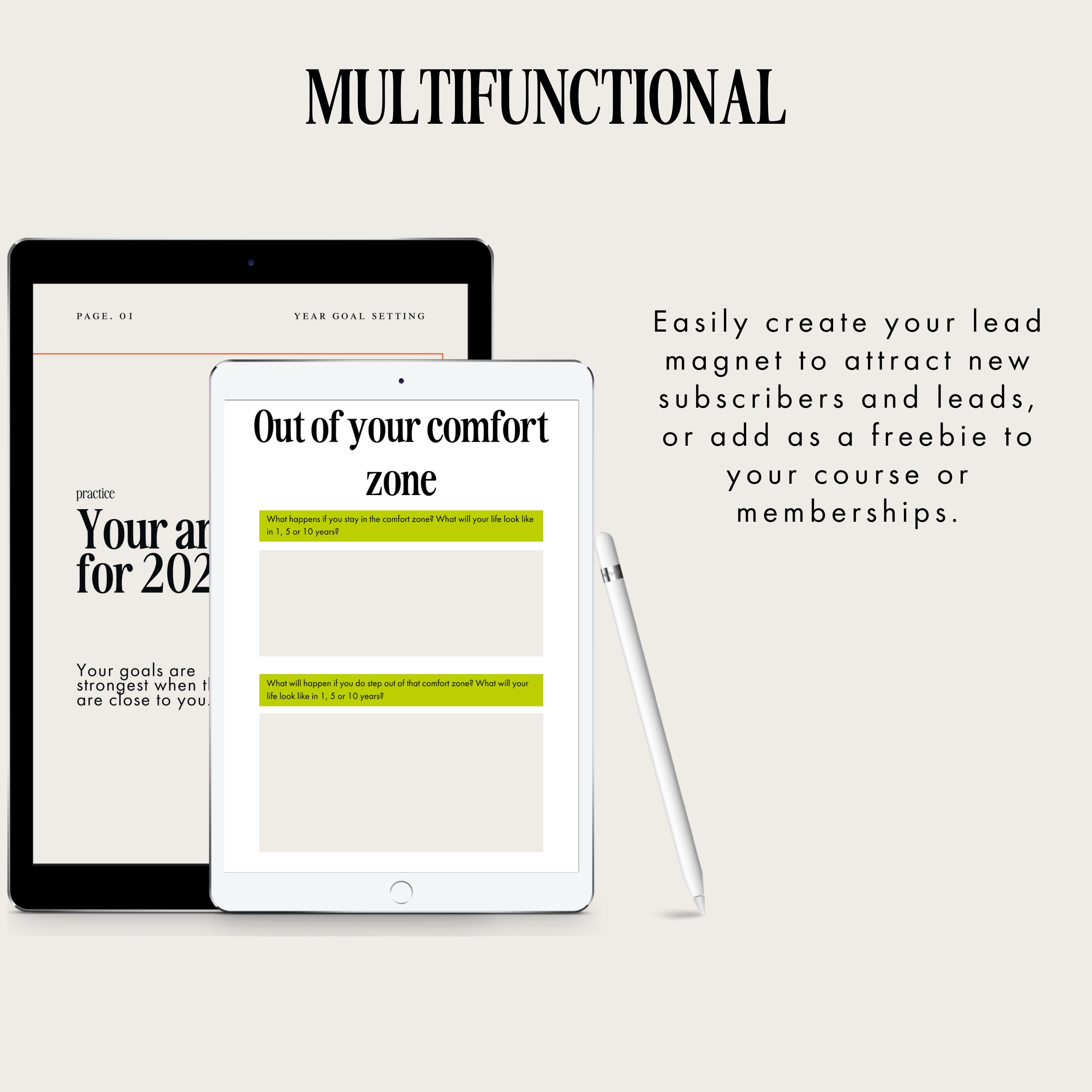 Goal Planner Canva Template Workbook | Printable | Life Coaching | GOAL ...