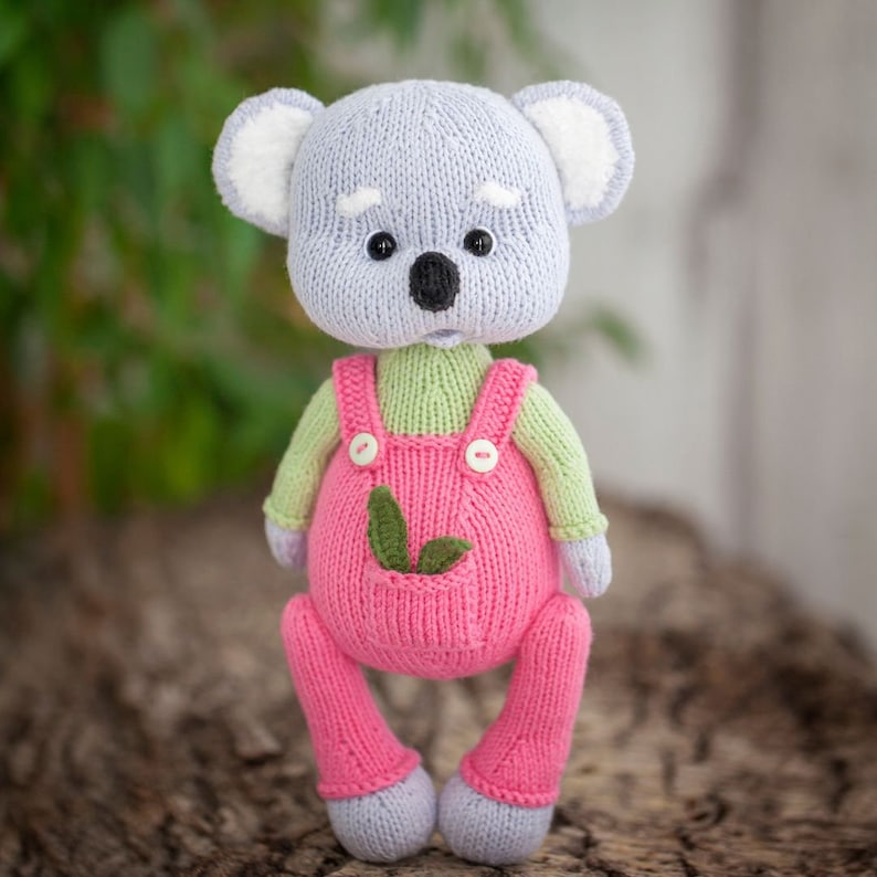 Knitted Koala Pattern, Amigurumi Pattern, Knitted Toys, Knitted Toy ...