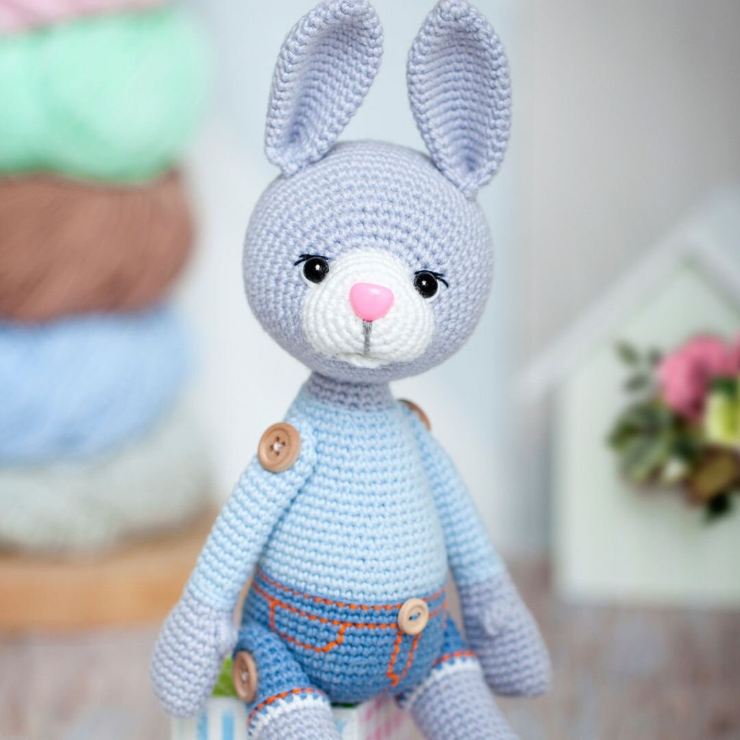 Rabbit Crochet Pattern, Amigurumi Pattern, Amigurumi Bunny - Etsy