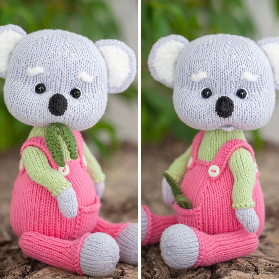 Knitted Koala Pattern, Amigurumi Pattern, Knitted Toys, Knitted Toy ...